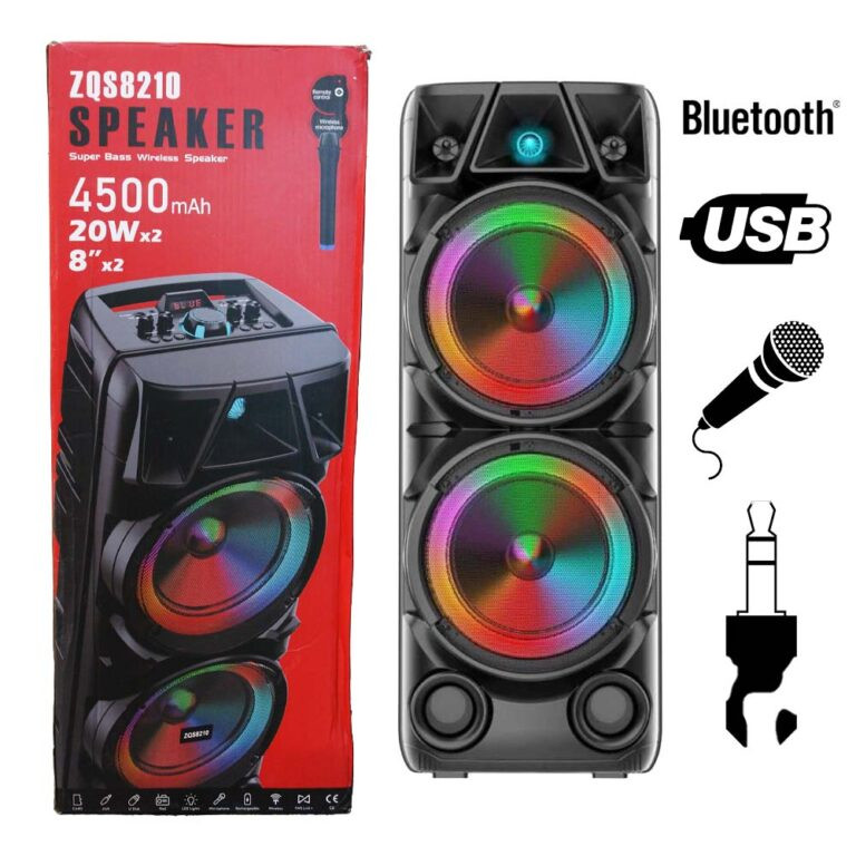 اسپیکر شارژی وارداتی مدل ZQS-8210 | بانه یاقوت